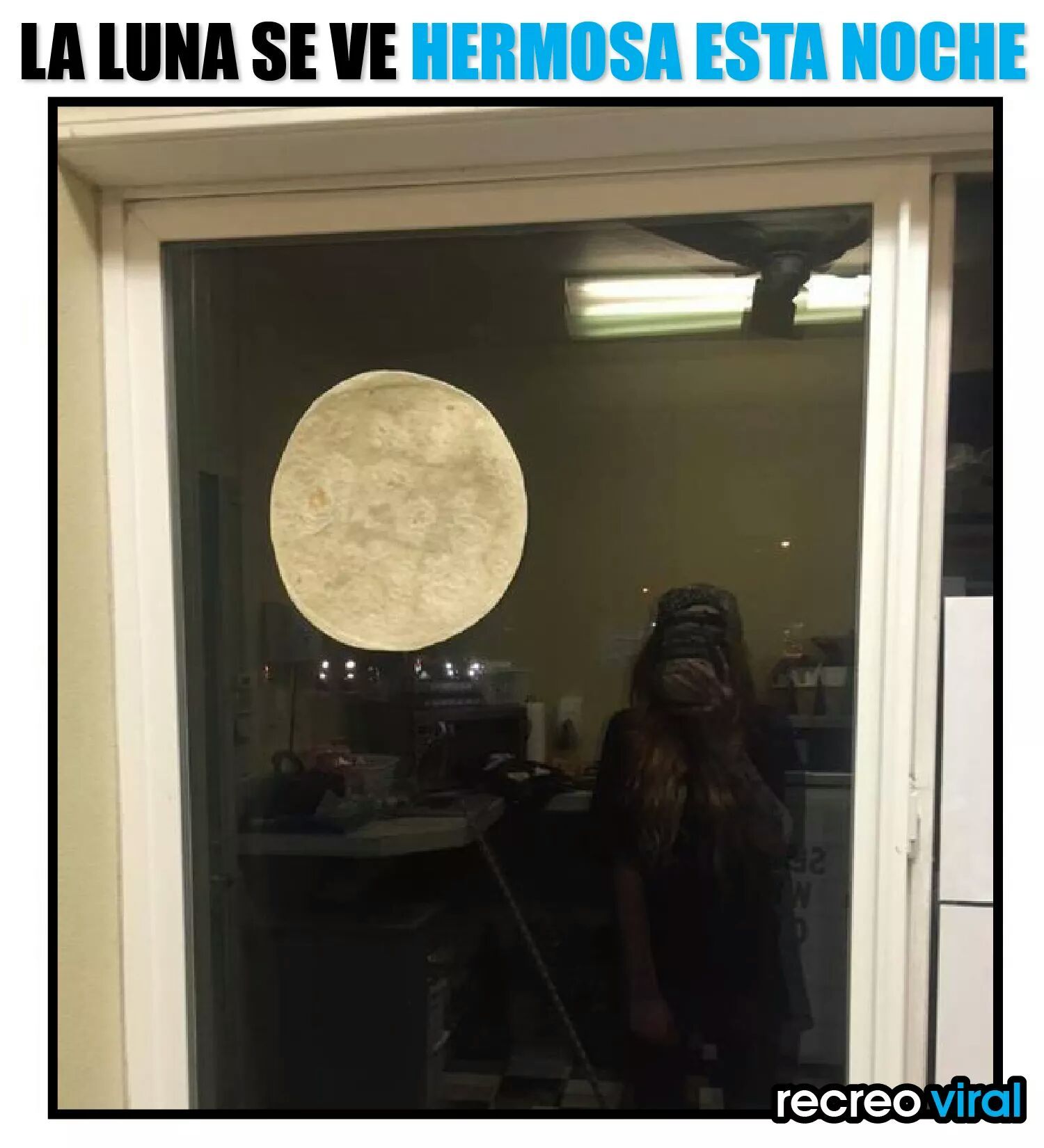 La luna más hermosa jajaja - Meme subido por Fabri_019 :) Memedroid