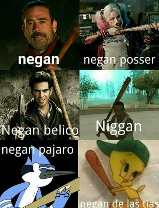 Negan - Meme subido por Goodfellas :) Memedroid