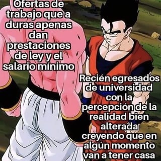 Buscando trabajo recién salido de la universidad - Meme subido por ...