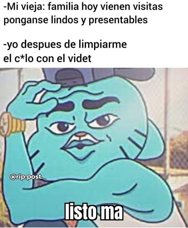Bien limpio ma - Meme subido por Gintagamer77 :) Memedroid