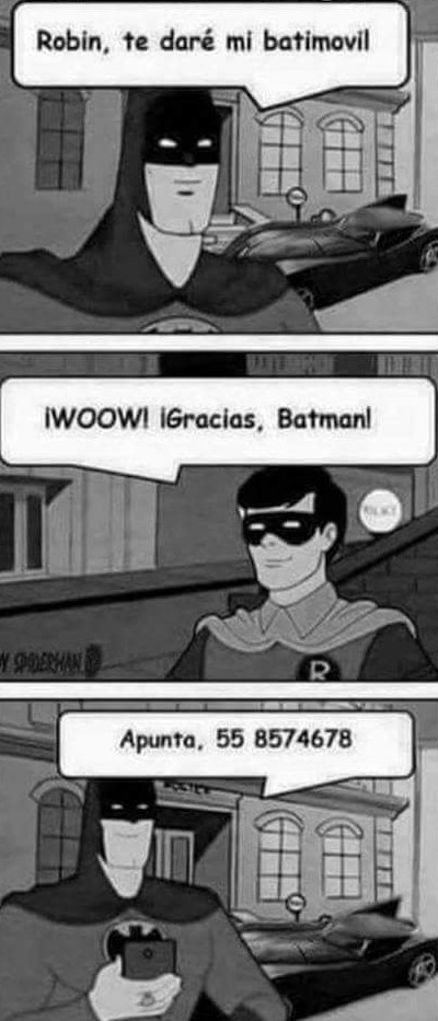 Eso es batman - Meme subido por MoniL18 :) Memedroid