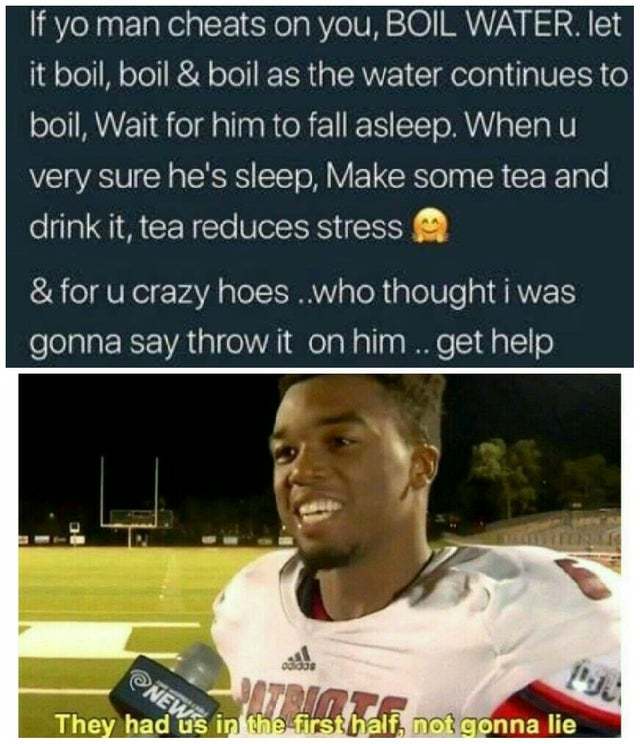 They had us in the first half - Meme by gofish99983 :) Memedroid