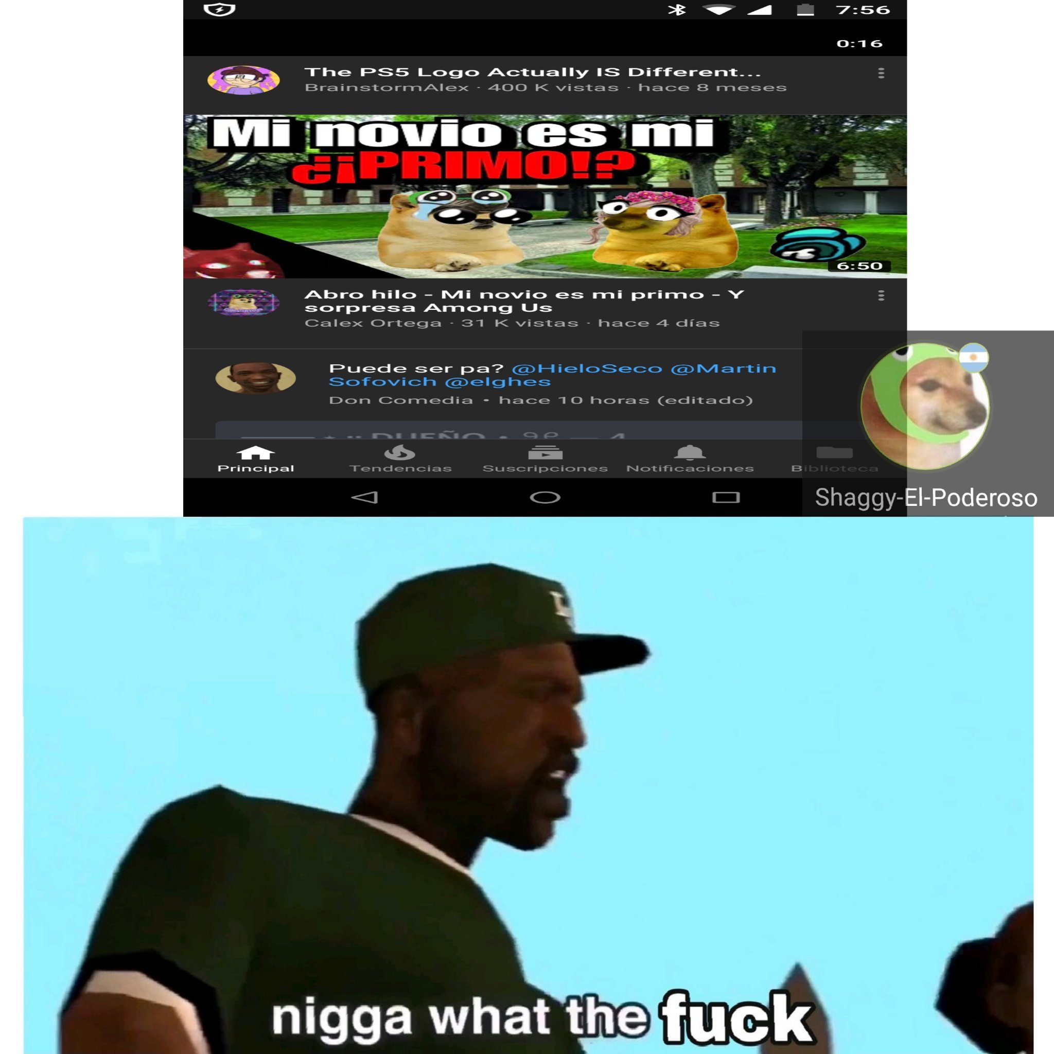 Nose como me apareció esto en recomendados - Meme subido por Shaggy-El ...