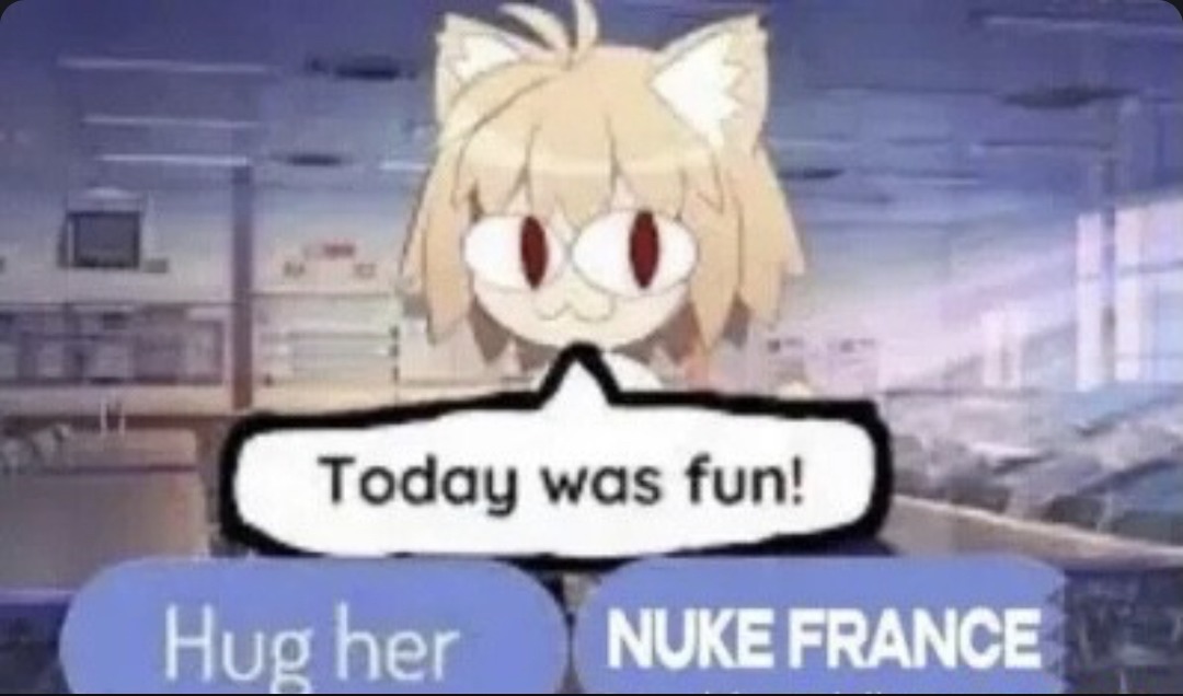 Nuke france. - Meme by ThatHabitablePlanet :) Memedroid