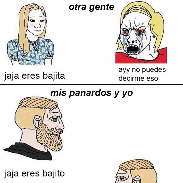 Eres bajito - Meme subido por quintube :) Memedroid