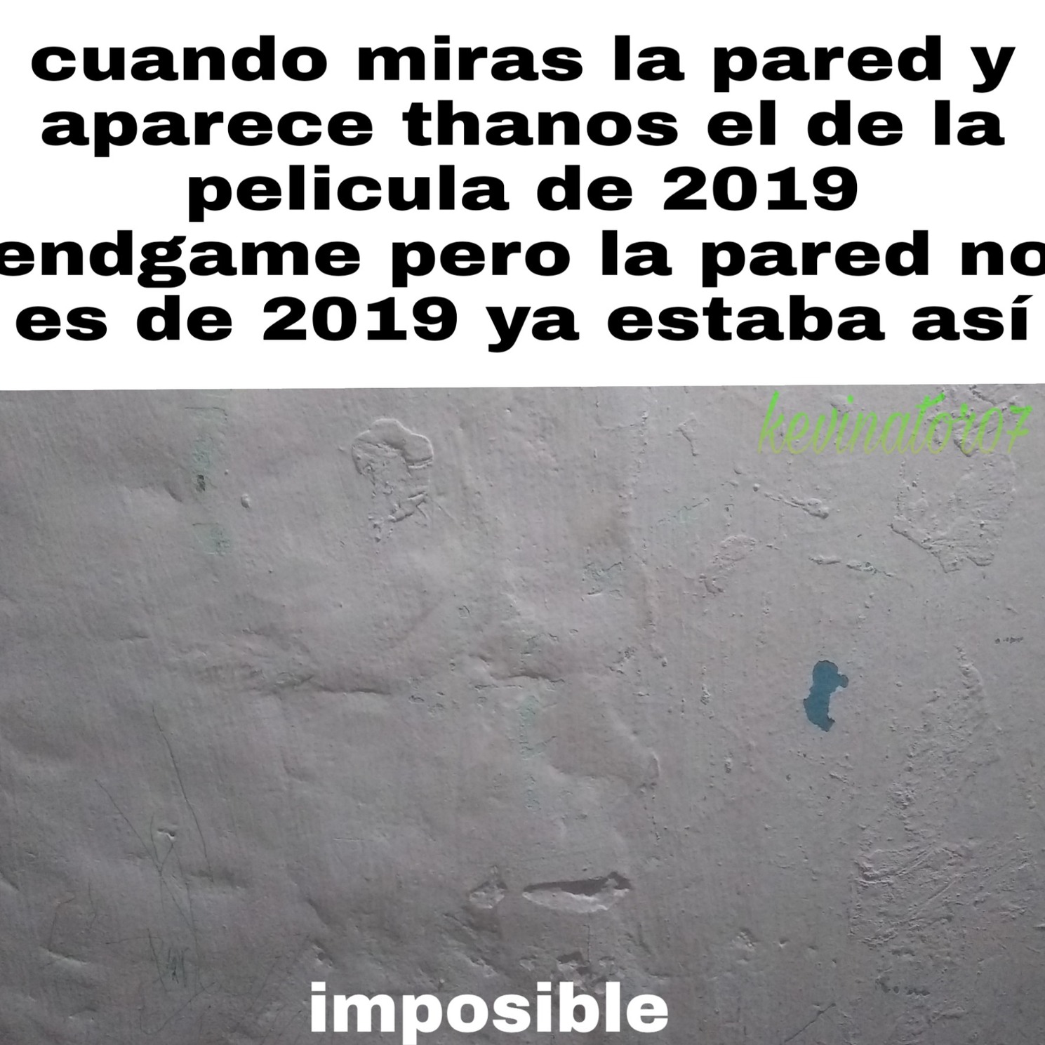 La pared prehistórico - Meme subido por Kevinator07 :) Memedroid