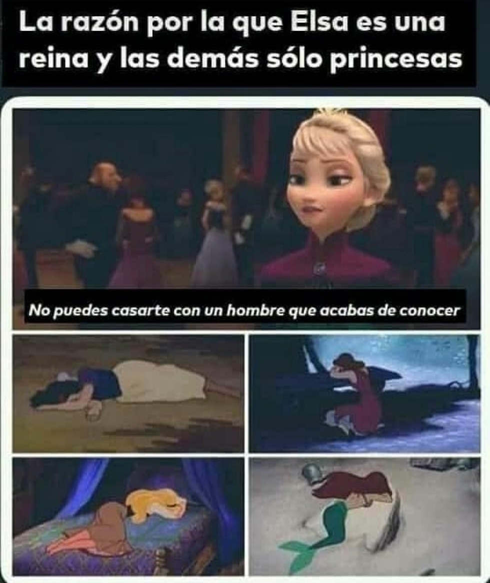 la razón por la que Elsa es reina - Meme by Manzanita_ :) Memedroid