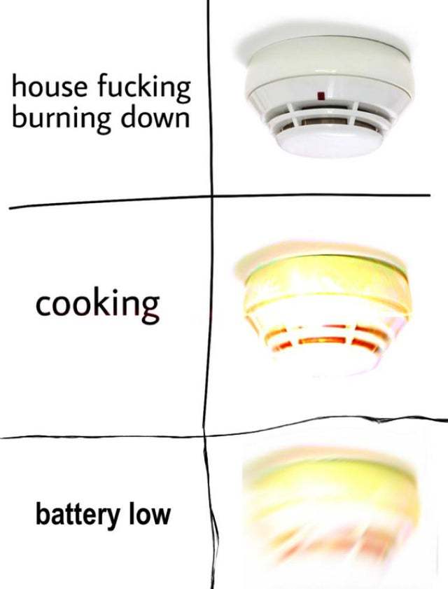 Smoke detector - Meme by CommanderJax :) Memedroid