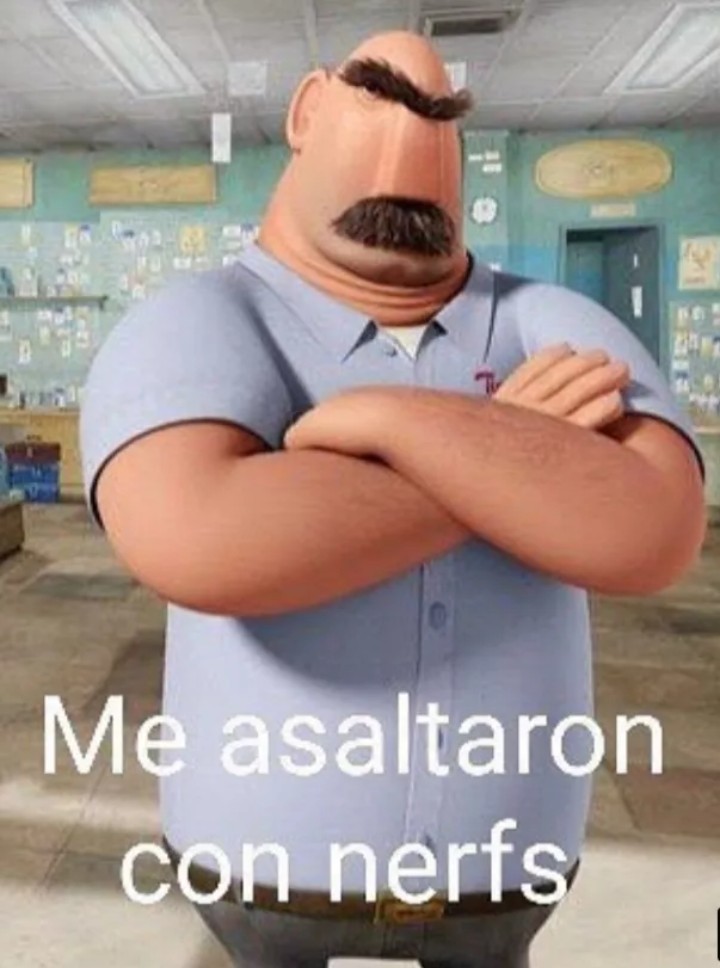 Con nerfs - Meme subido por Enzo_2006 :) Memedroid