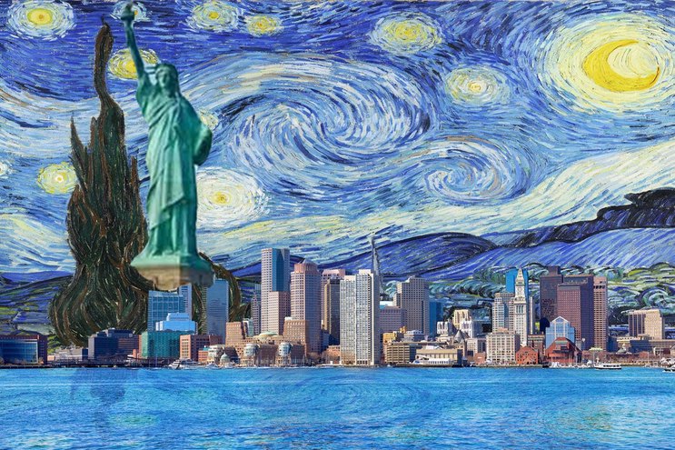 Boston Starry Night CITY - Meme subido por IVAN_ROSELL1990 :) Memedroid