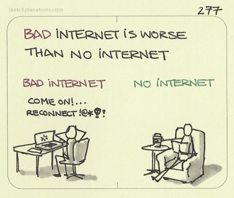 Bad internet vs no internet - Meme by Kruegernapoleon :) Memedroid