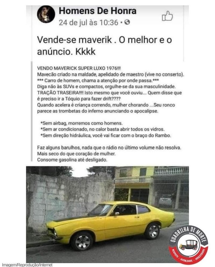 Ford Maverick - Meme subido por Neguim.do.RJ :) Memedroid