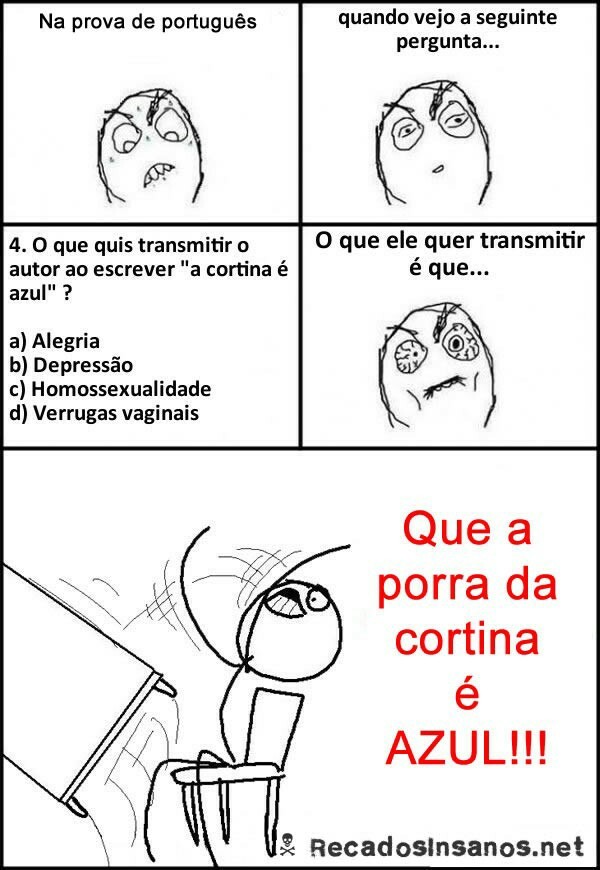 Porra, isso me da raiva - Meme by A_ZUEIRA_em_pessoa :) Memedroid