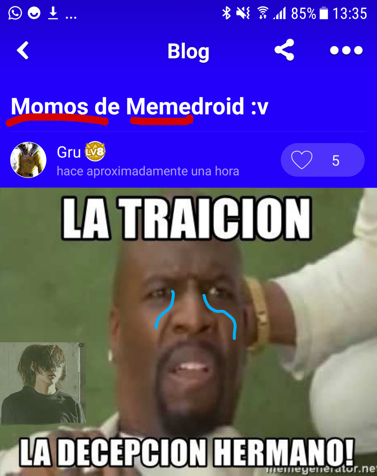 triste pero real - Meme subido por Arisstarlove :) Memedroid