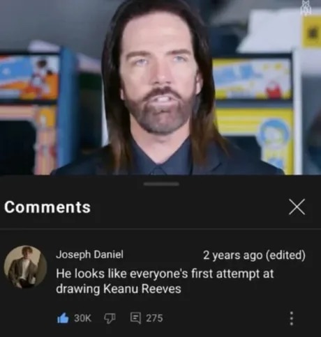 Keanu Reeves drawing attempt - Meme by BRIcola :) Memedroid