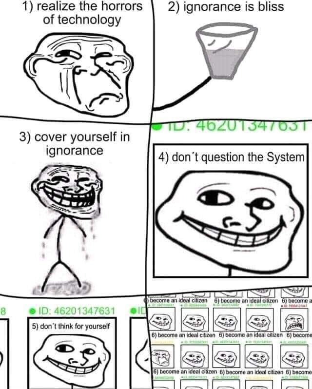 Ignorance is bliss - Meme subido por Grug :) Memedroid