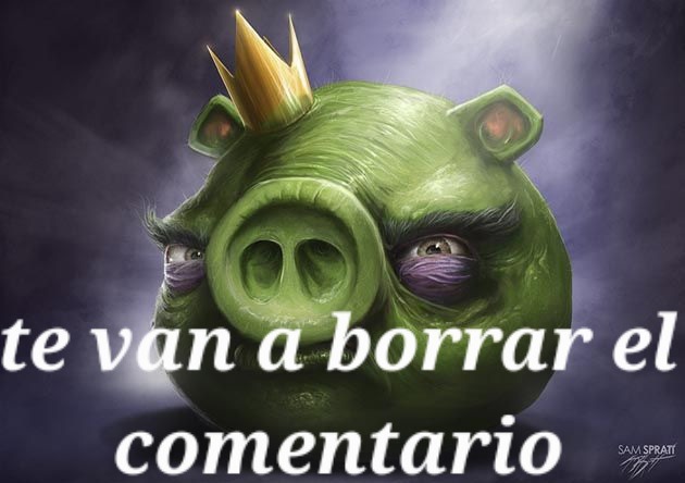 Te van a borrar el comentario - Meme subido por El_Vergudo :) Memedroid
