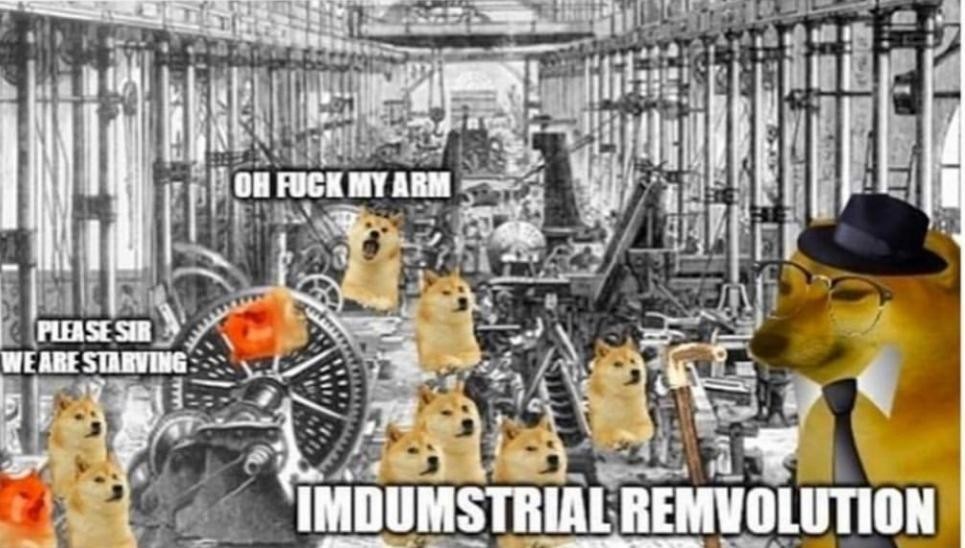 que buenos tiempos para perder una mano culpa de un engranaje - Meme by ...