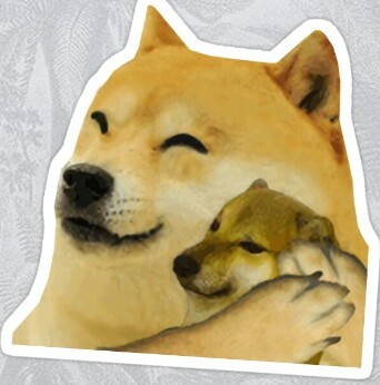 Cheems abrazando a su hijito - Meme subido por Agusuwu :) Memedroid