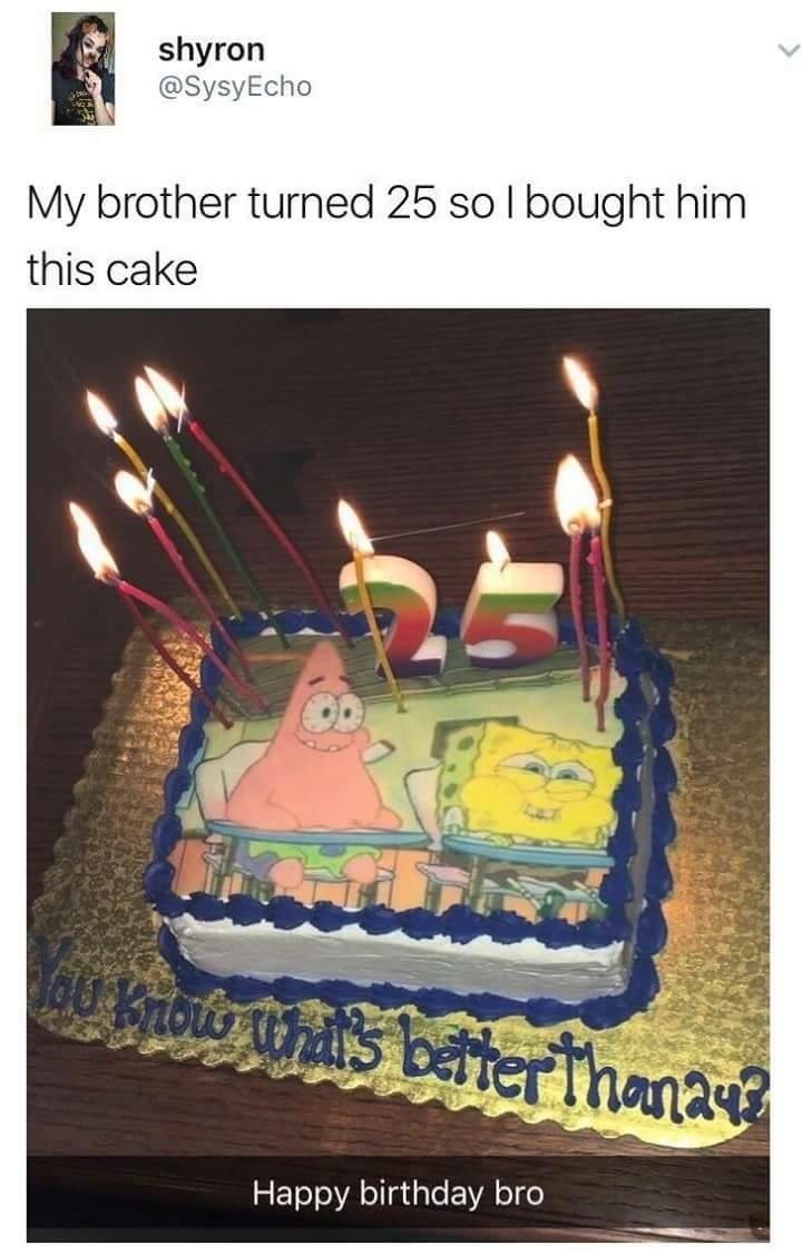 Happy birthday cool cake - Meme by thirtysouls :) Memedroid