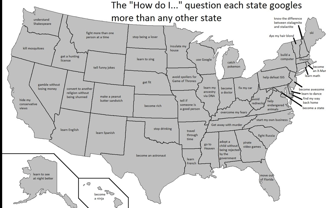 Some of these are quite telling.. check out Utah and California - Meme ...