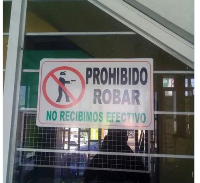 Escucharon? Prohibido robar ladronzuelos - Meme subido por Anto545 ...