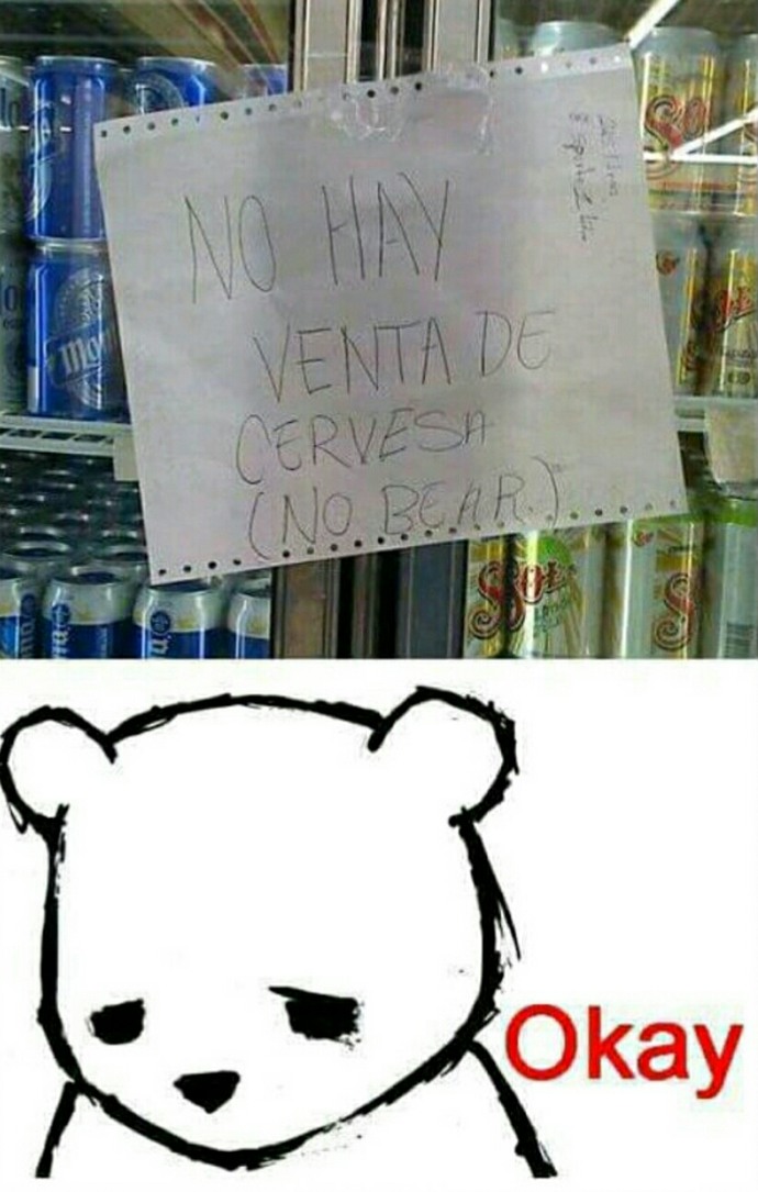 Pobre oso... - Meme subido por CreadorDeOriginales :) Memedroid