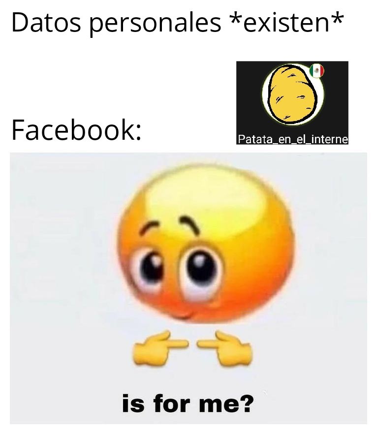 Facebook el traficante de datos personales - Meme subido por Patata_en ...