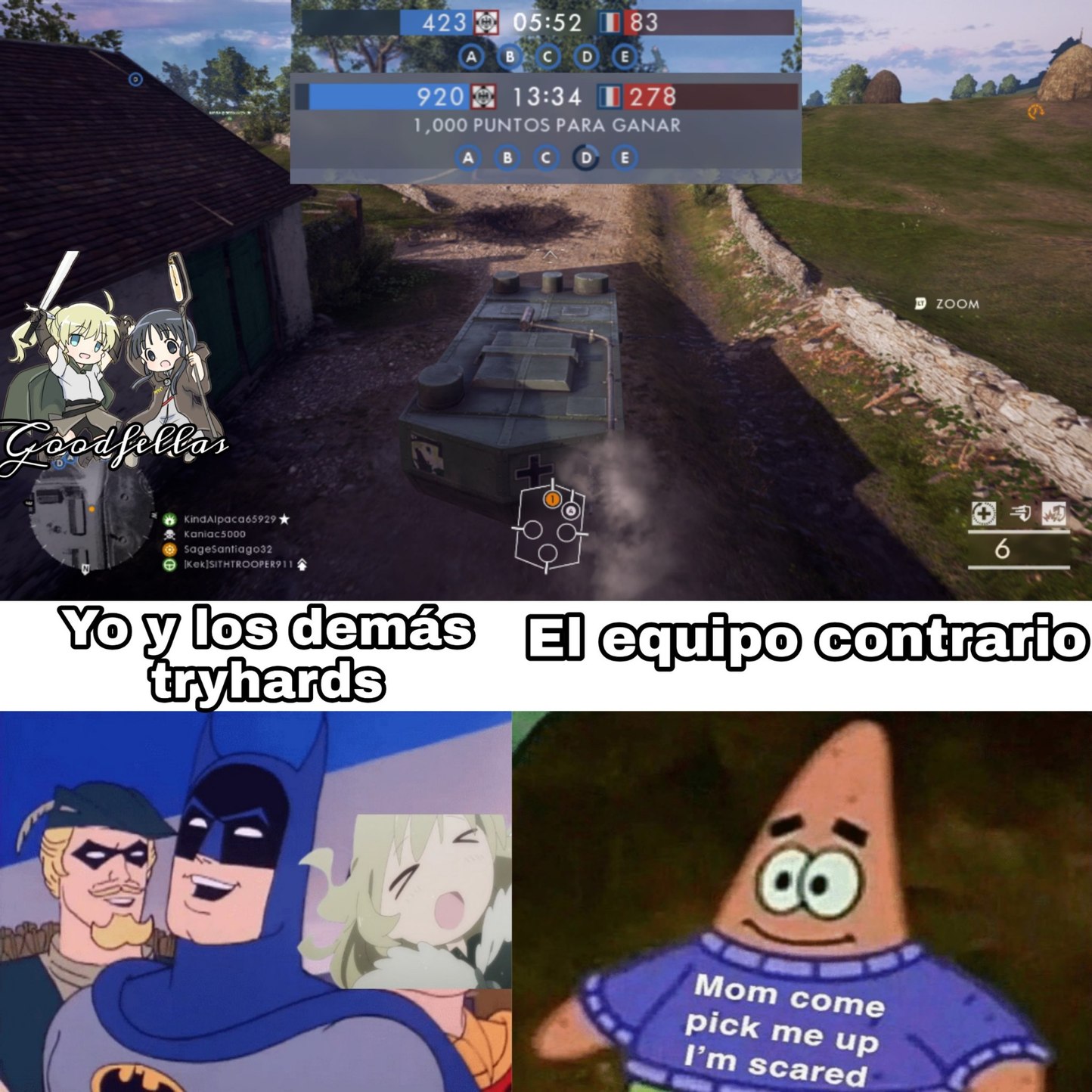 Recemos en la luz mientras last gotas caen - Meme subido por Goodfellas ...