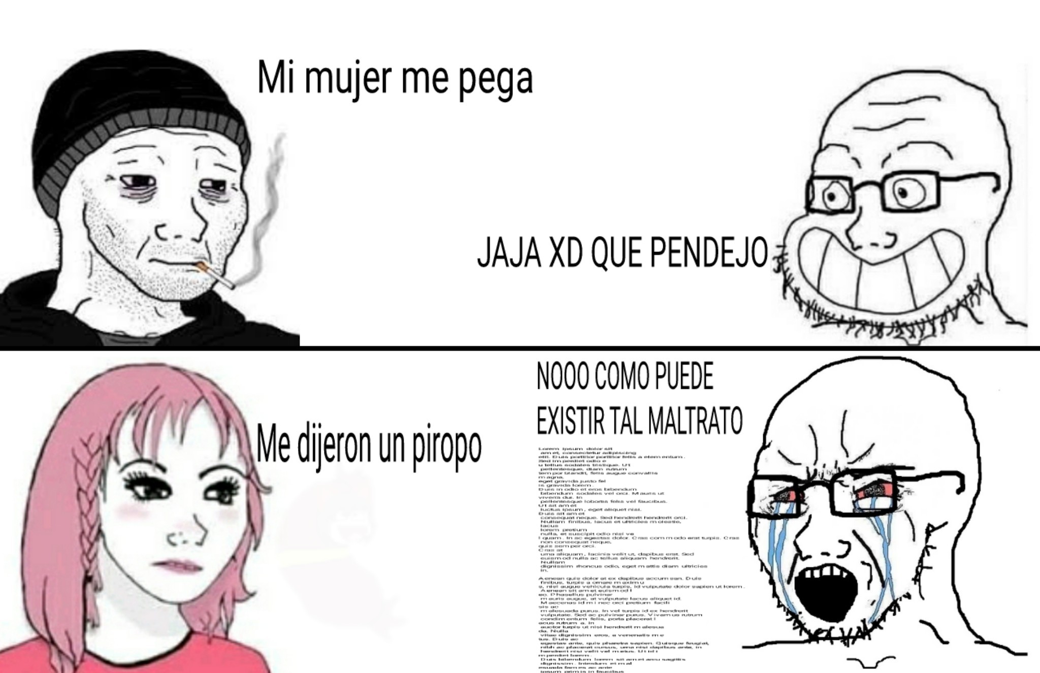 Wojak = nuevos rage - Meme subido por JeffTheFoxy101 :) Memedroid