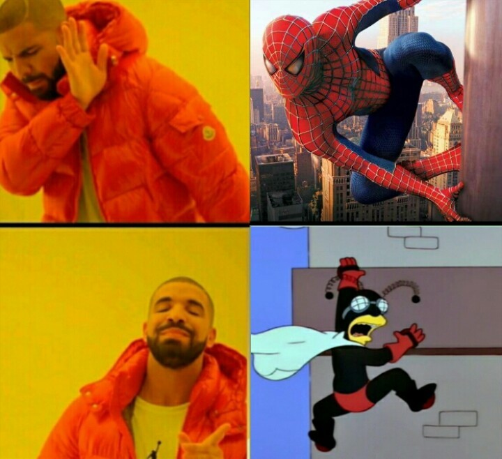 El hombre mosca - Meme subido por Fisker :) Memedroid