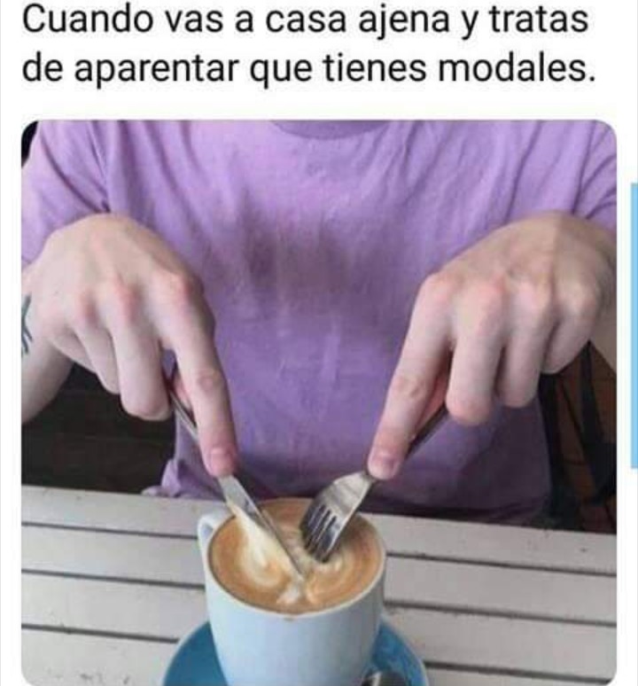 Los modales ante todo xd - Meme subido por Steven_V :) Memedroid