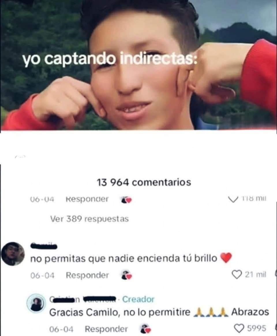 Top memes de Indirectas en español :) Memedroid