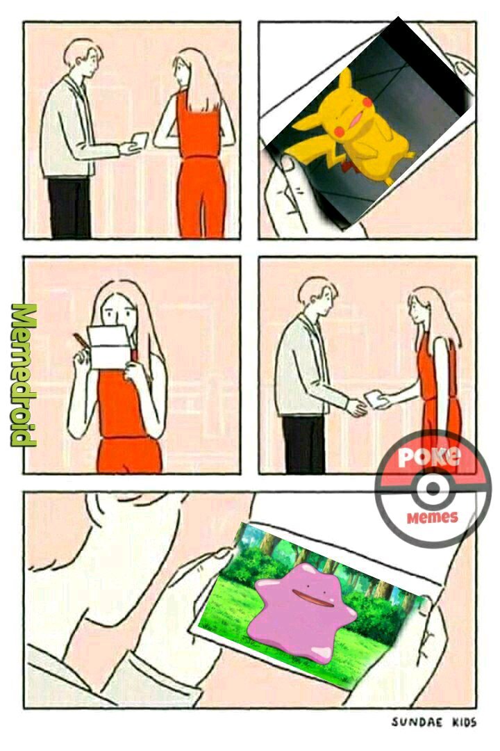 Nadie el Ditto en Pokémon - Meme subido por Poke_Memes :) Memedroid