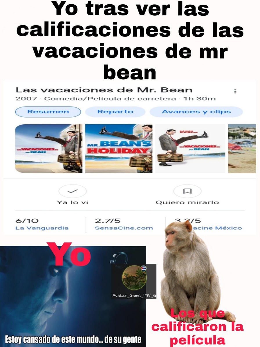 Peliculón - Meme subido por Avatar_Game_777_G :) Memedroid