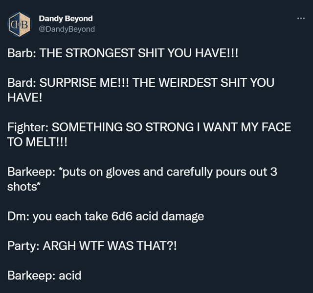 Sir why to you have 3 barrels of hydrochloric acid? This is a wendies ...