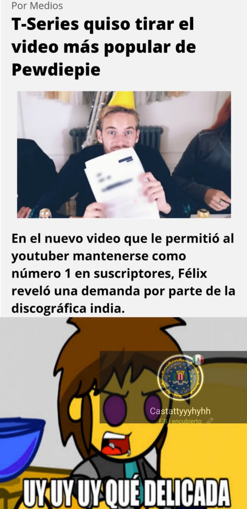 Uu uy - Meme subido por Castattyyyhyhh :) Memedroid