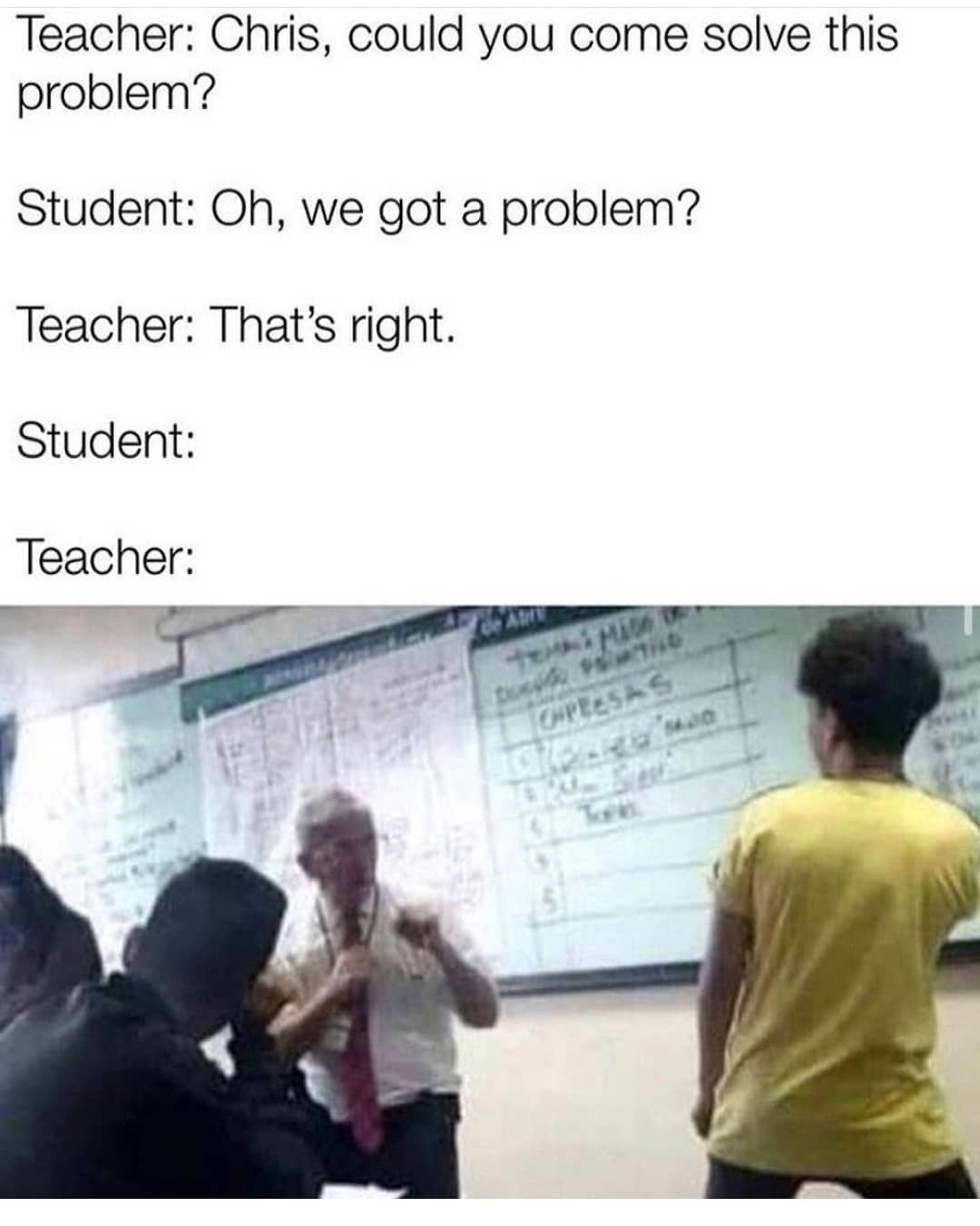 Fights in school: - Meme by FluxYT :) Memedroid