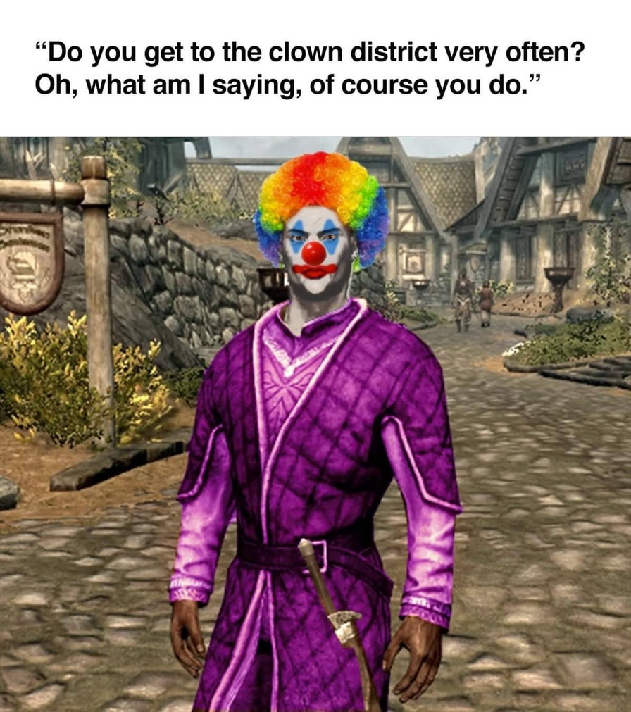 Clown district meme - Meme subido por woowerse :) Memedroid