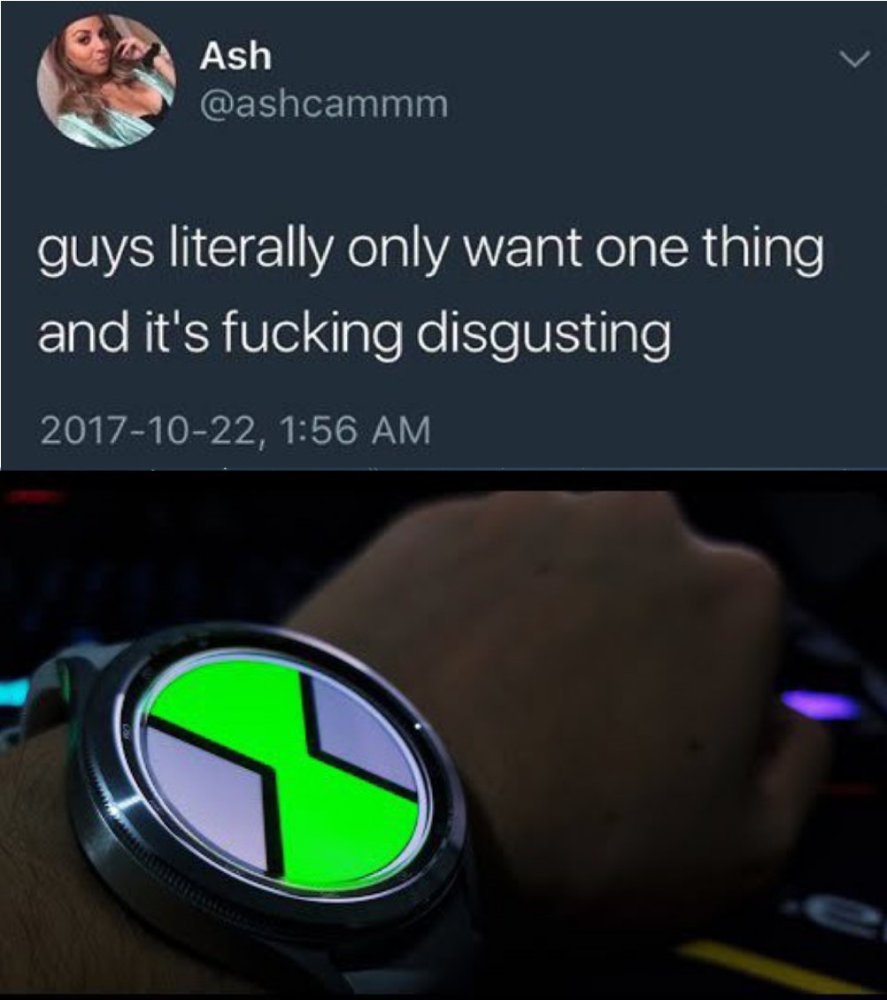 I want a omnitrix SO BAD! - Meme subido por BlueHero :) Memedroid