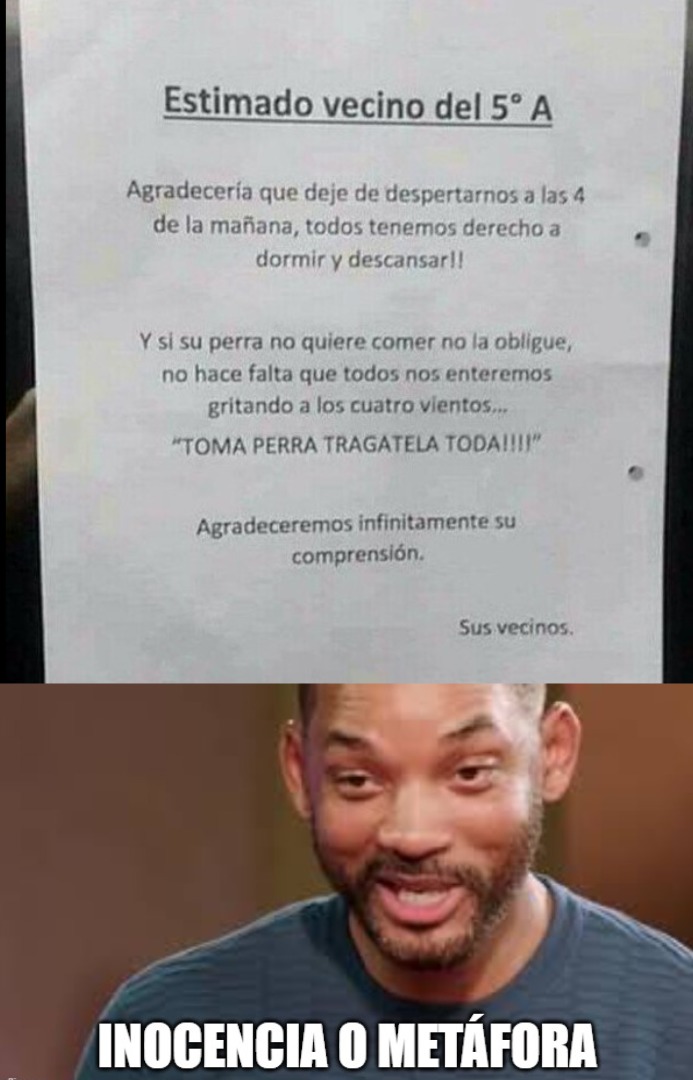 Los vecinos saben o no saben? - Meme subido por antiagolax :) Memedroid Los vecinos saben o no saben? - Meme subido por antiagolax :) Memedroid