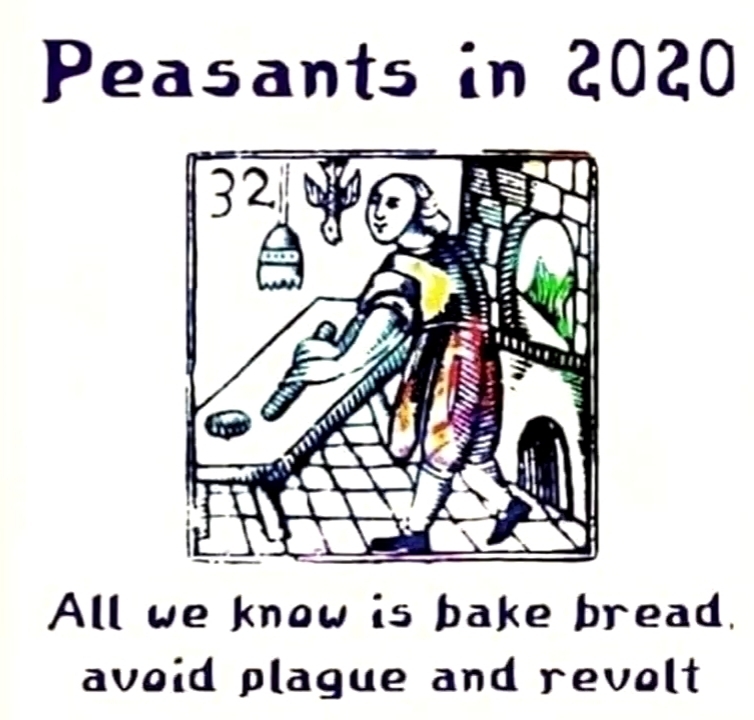 A bread meme stitched on a bread towel to use for baking bread : r/Breadit