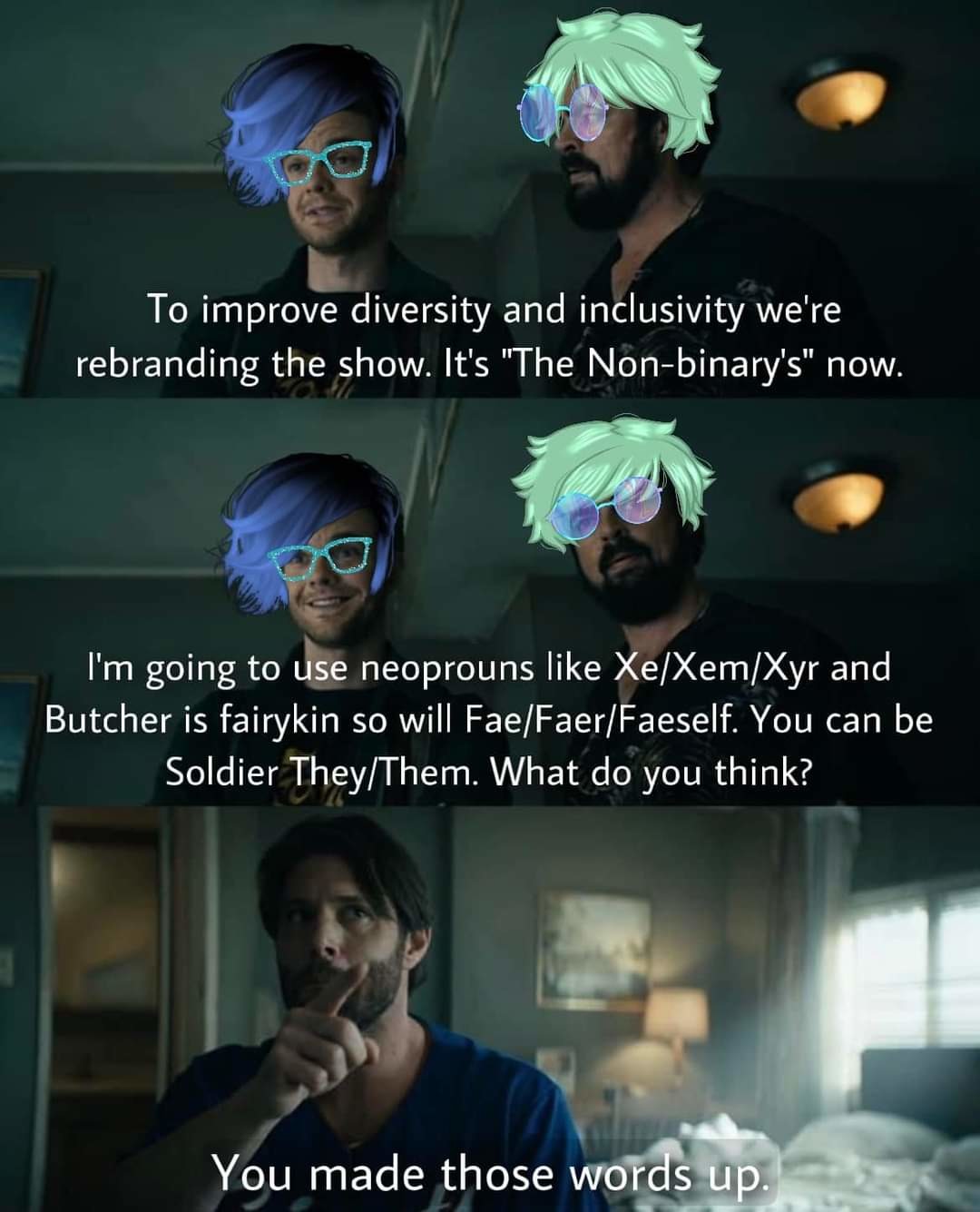 The non-binaries - Meme by Mr.Gimli :) Memedroid