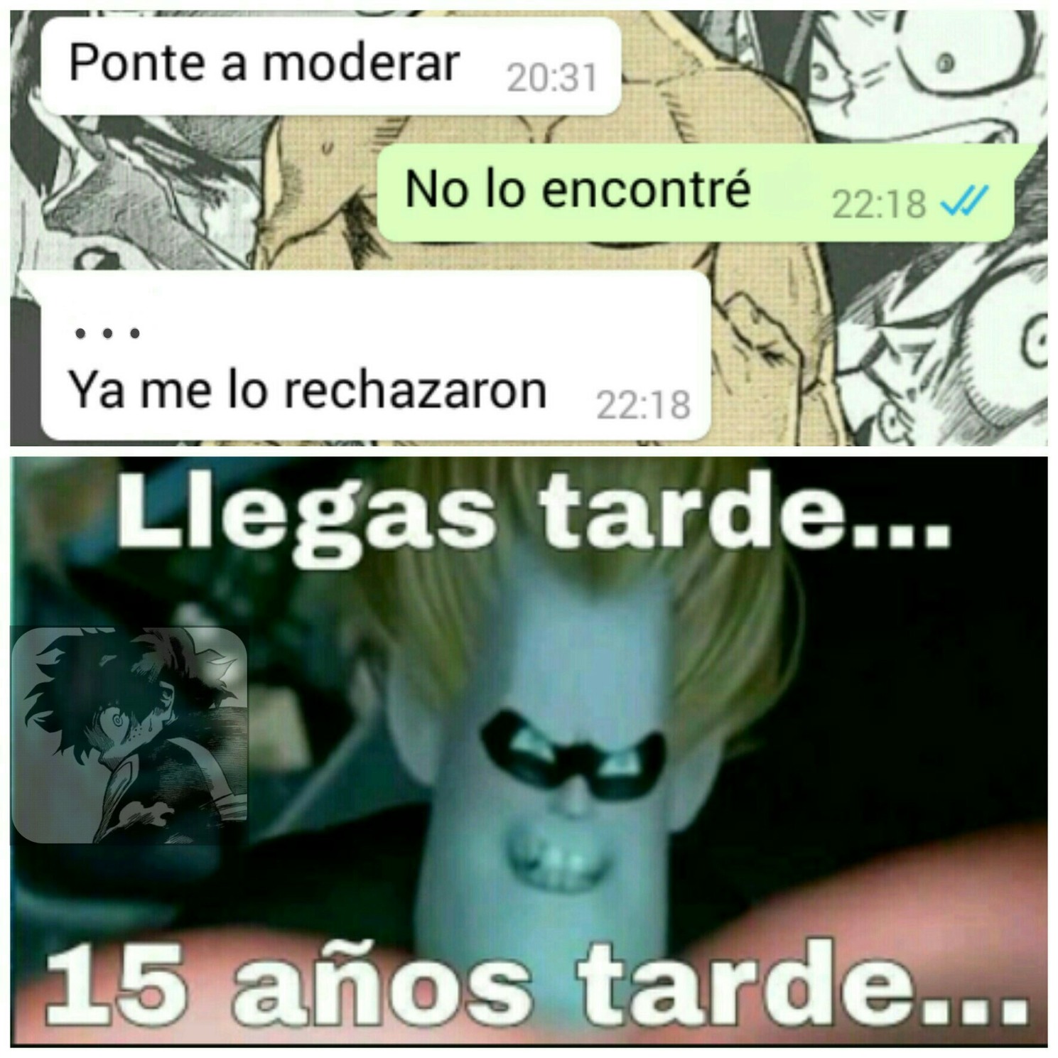 Cuando le fallas - Meme subido por Porota_destroyer :) Memedroid