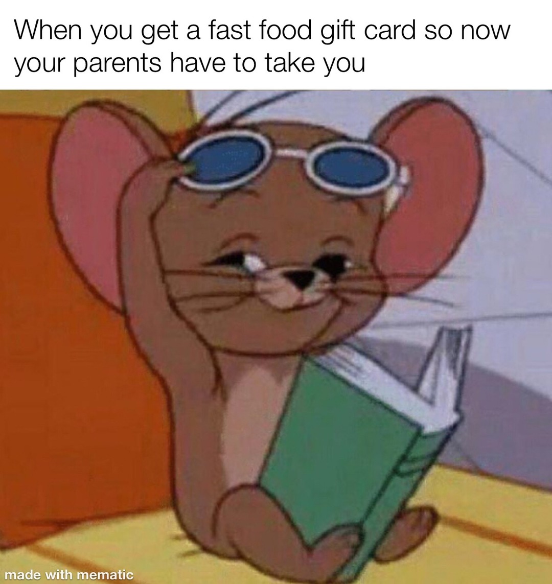 getting fast food gift card be like - Meme subido por Memes_Alfresco ...