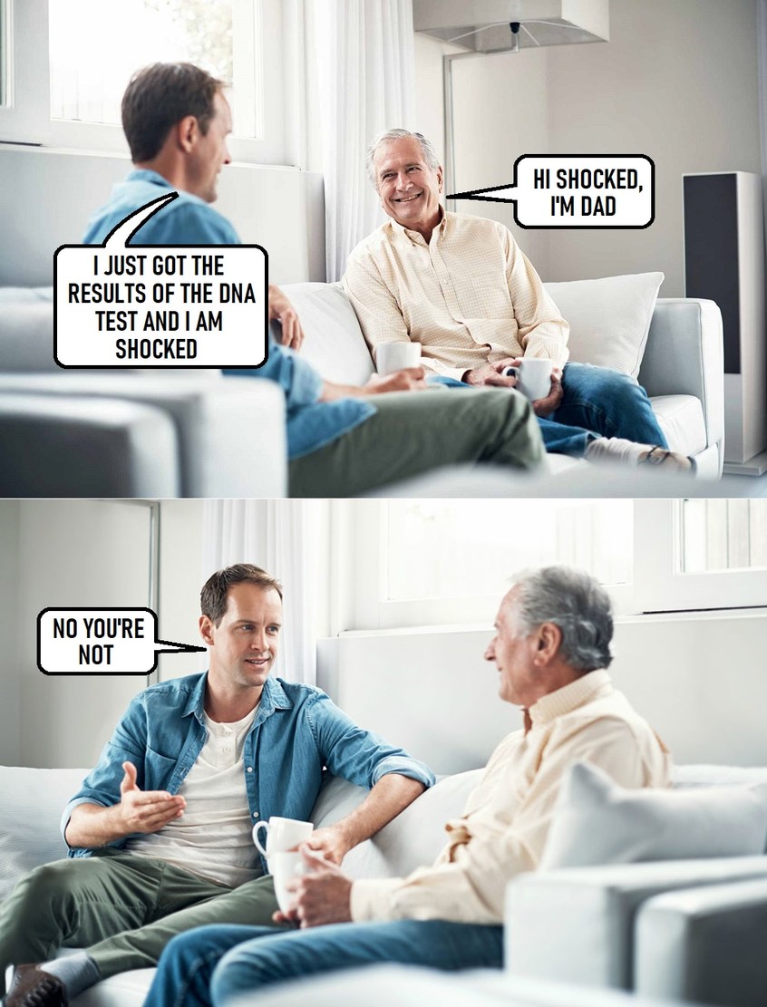 The awkward moment you reveal a surprising secret - Meme by schizoidman ...