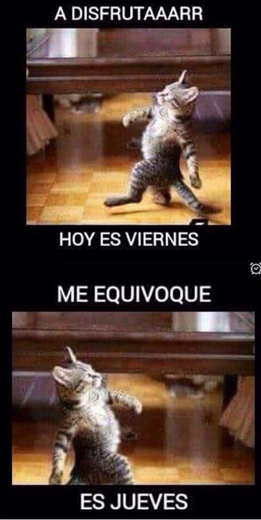 El titulo pensó que era Viernes - Meme subido por Aranza_Troll :) Memedroid