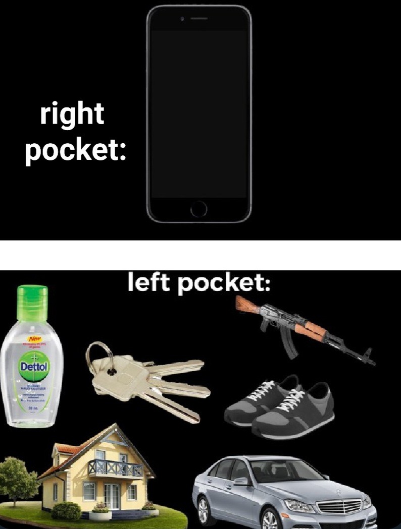 Pockets - Meme subido por TheMemeHunter :) Memedroid