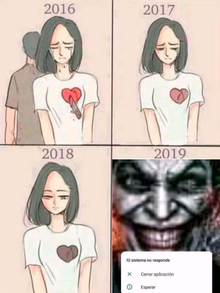 IU sistema no responde - Meme subido por Lucas0217 :) Memedroid