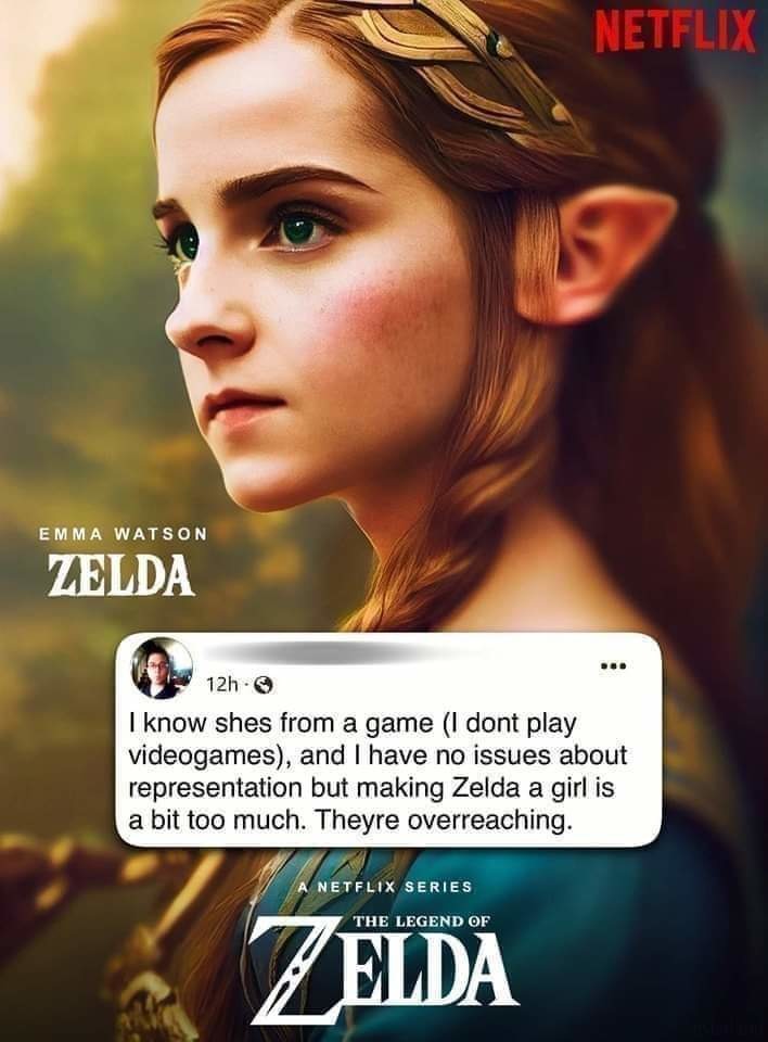 Replacing Zelda with a girl.. The shame - Meme by Just_a_Bear :) Memedroid